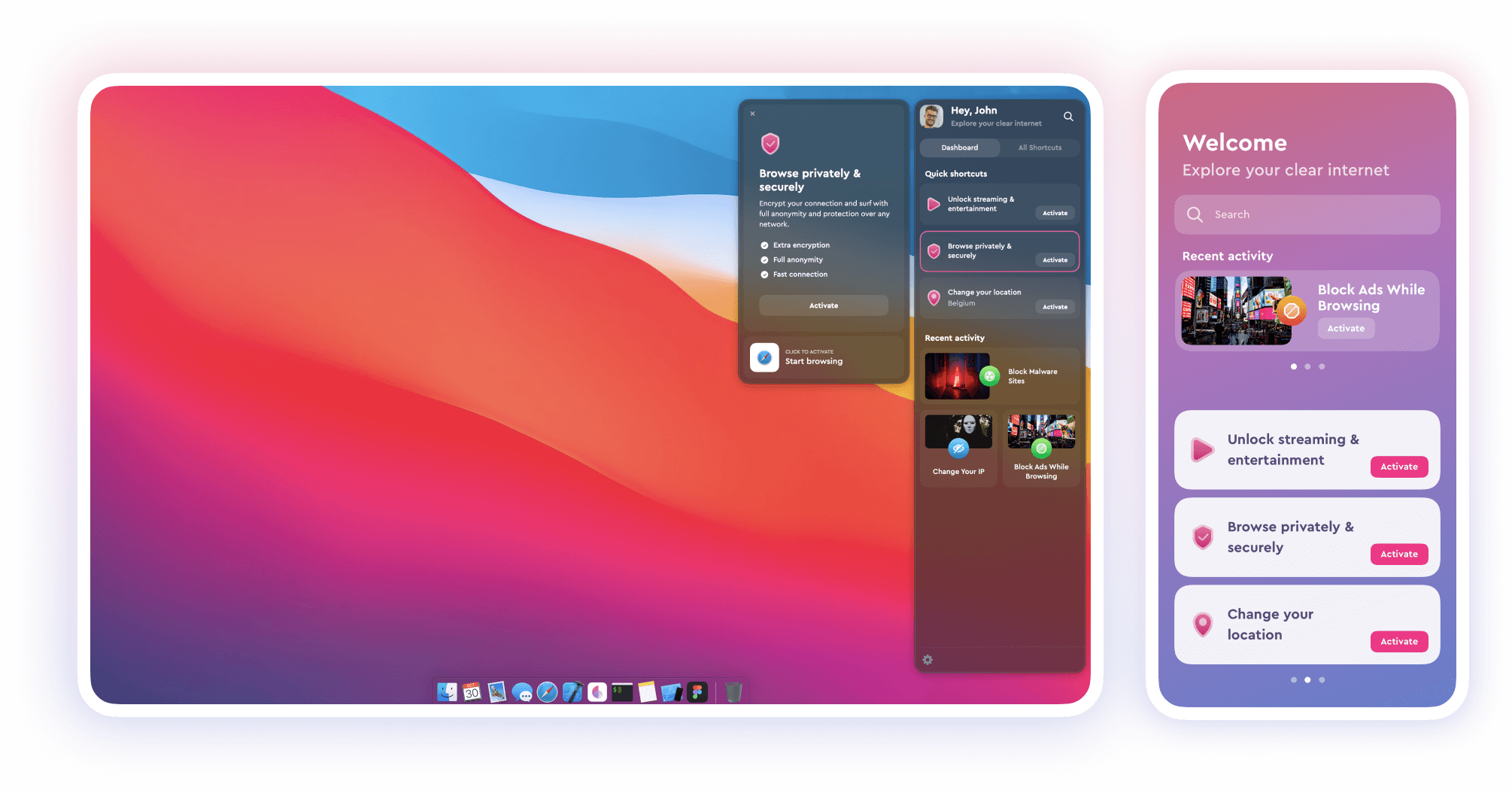 ClearVPN – the personalized VPN that understands your needs.